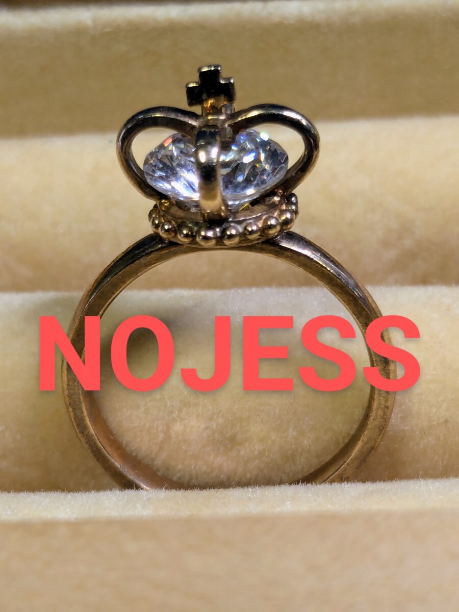 Yahoo!オークション - 1095 NOJESS 王冠 リング ノジェス K10 指輪 中...