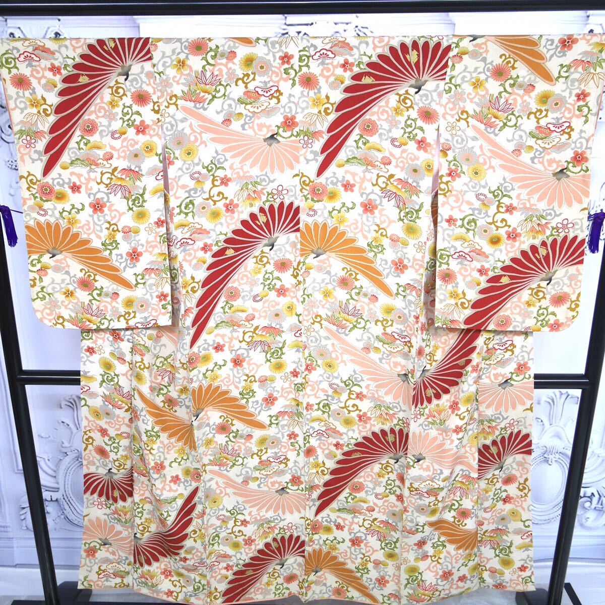 Yahoo!オークション - DL4 アンティーク着物 大正ロマン レトロ 錦紗 ...