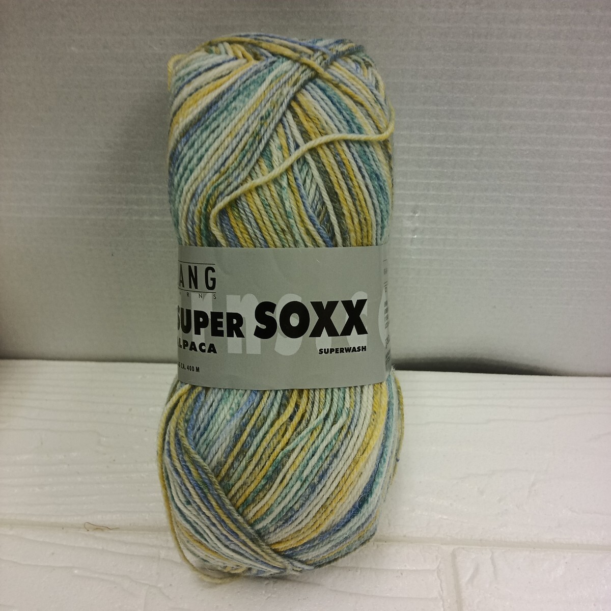 Yahoo!オークション - 100円～ 2 毛糸 LANG SUPER SOXX・1玉