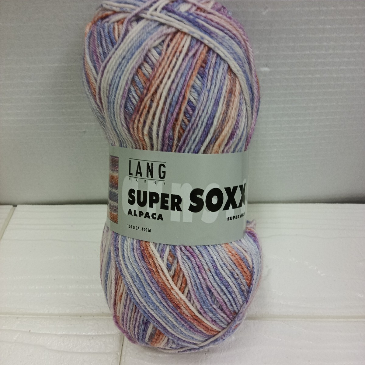 Yahoo!オークション - 100円～ 3 毛糸 LANG SUPER SOXX・1玉