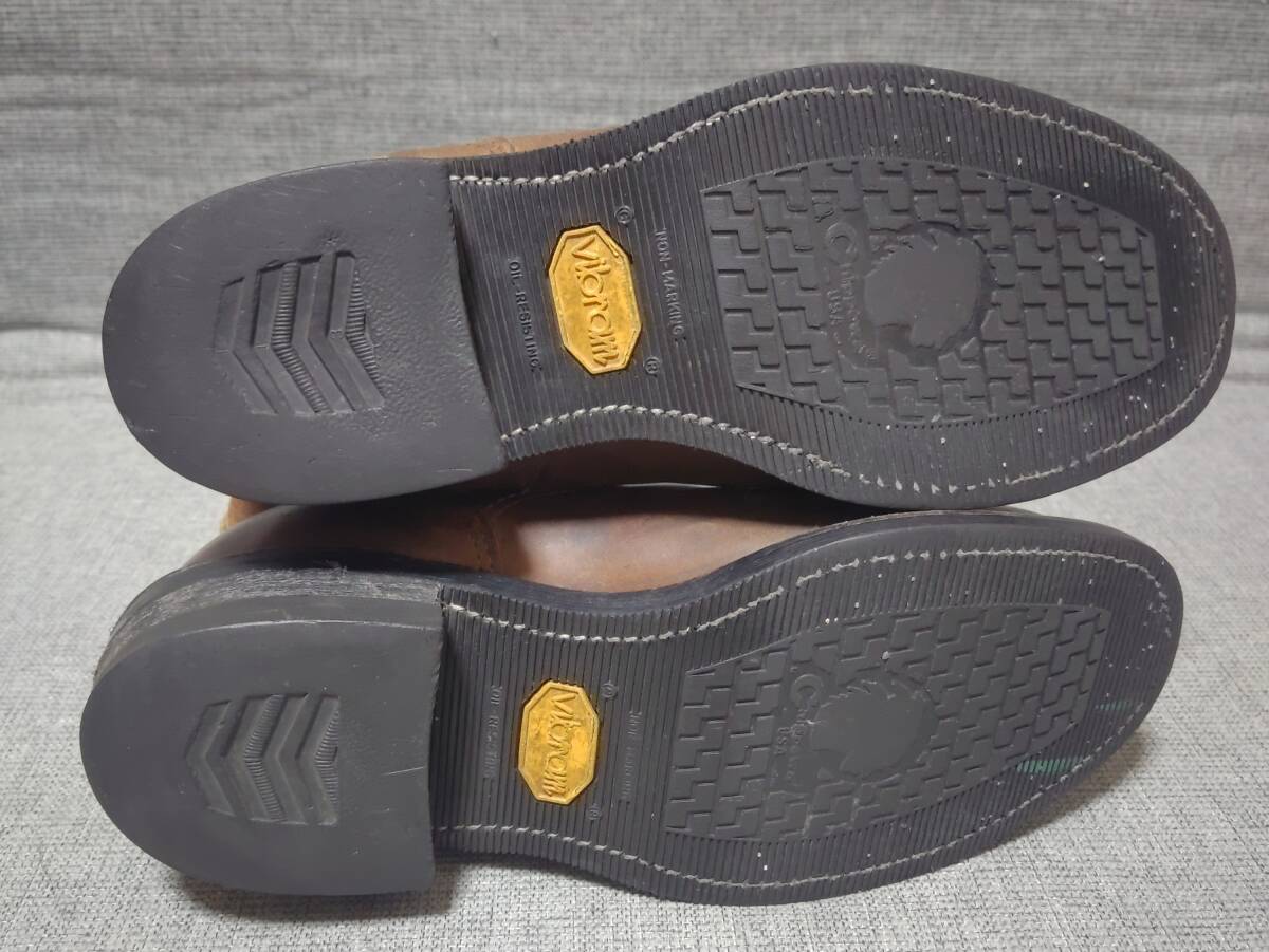 Yahoo!オークション - Chippewa チペワ エンジニアブーツ 9D PT91 黒タ...