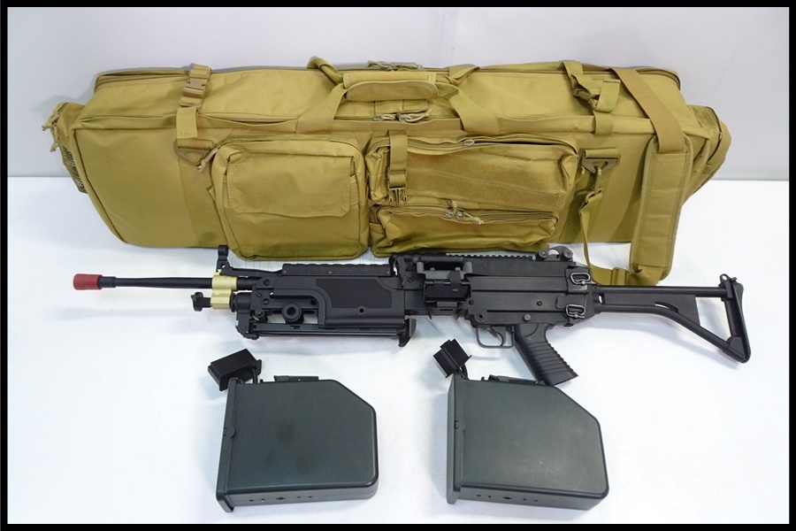 Yahoo!オークション - 東京)A&K M249 5.56mm機関銃 MINIMI 自衛隊 電動...