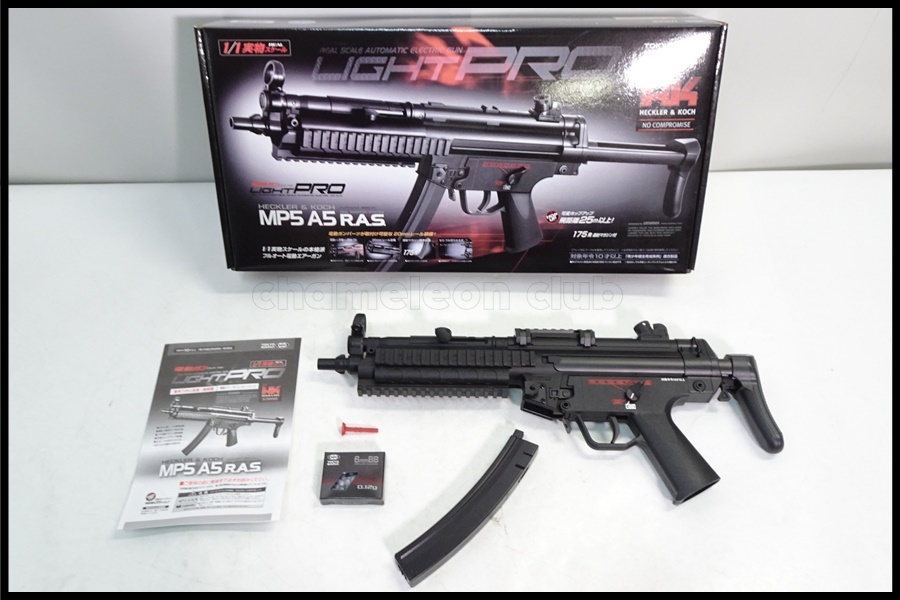 Yahoo!オークション - 東京)東京マルイ MP5A5 R.A.S. LIGHT PRO 電動ガ...