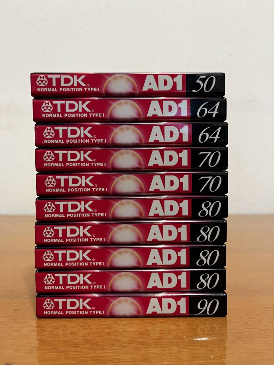 Yahoo!オークション - 【未開封】TDK カセットテープ AD1 10本セット⑥...