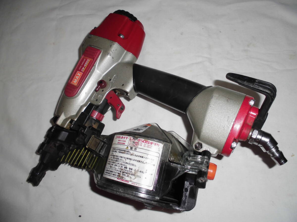 Yahoo!オークション - マックス MAX 50mm常圧釘打ち機CN450S 中古品