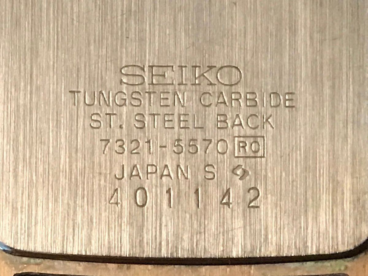 Yahoo!オークション - SS-5932 送料込 SEIKO QUARTZ Dolce TUNGSTEN CA...