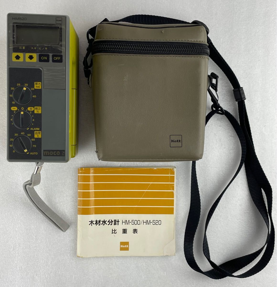 Yahoo!オークション - 内51【Kett/ケツト】木材水分計『HM-520』ハンデ...