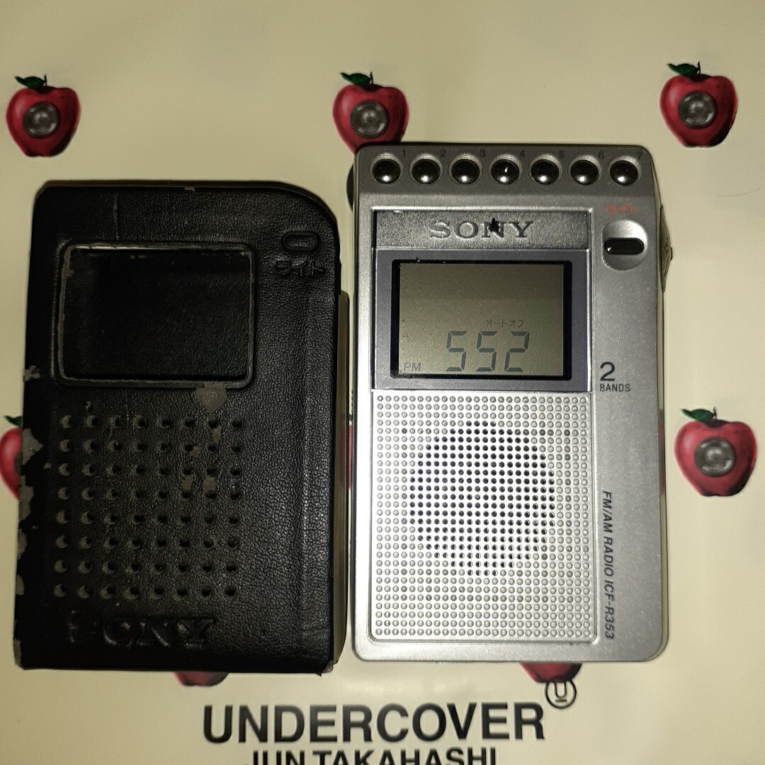 Yahoo!オークション - SONY ソニー ポケットラジオ ICF-R353 カバー付...