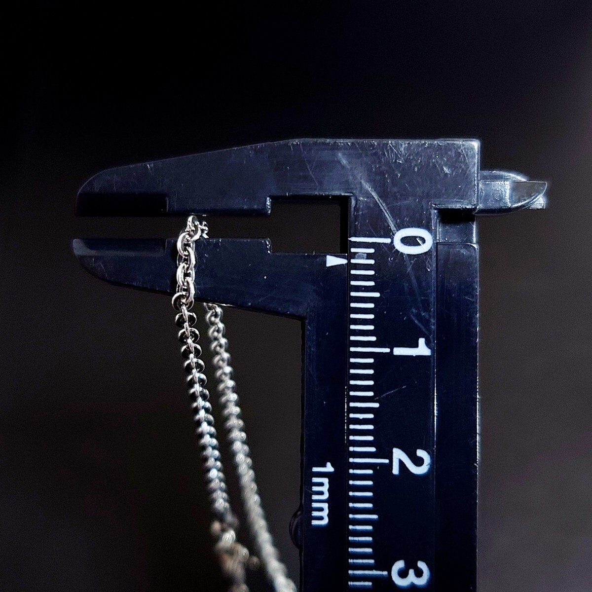 Yahoo!オークション - 6265 SILVER925 訳あり 細 オキシダイ アズキネ...