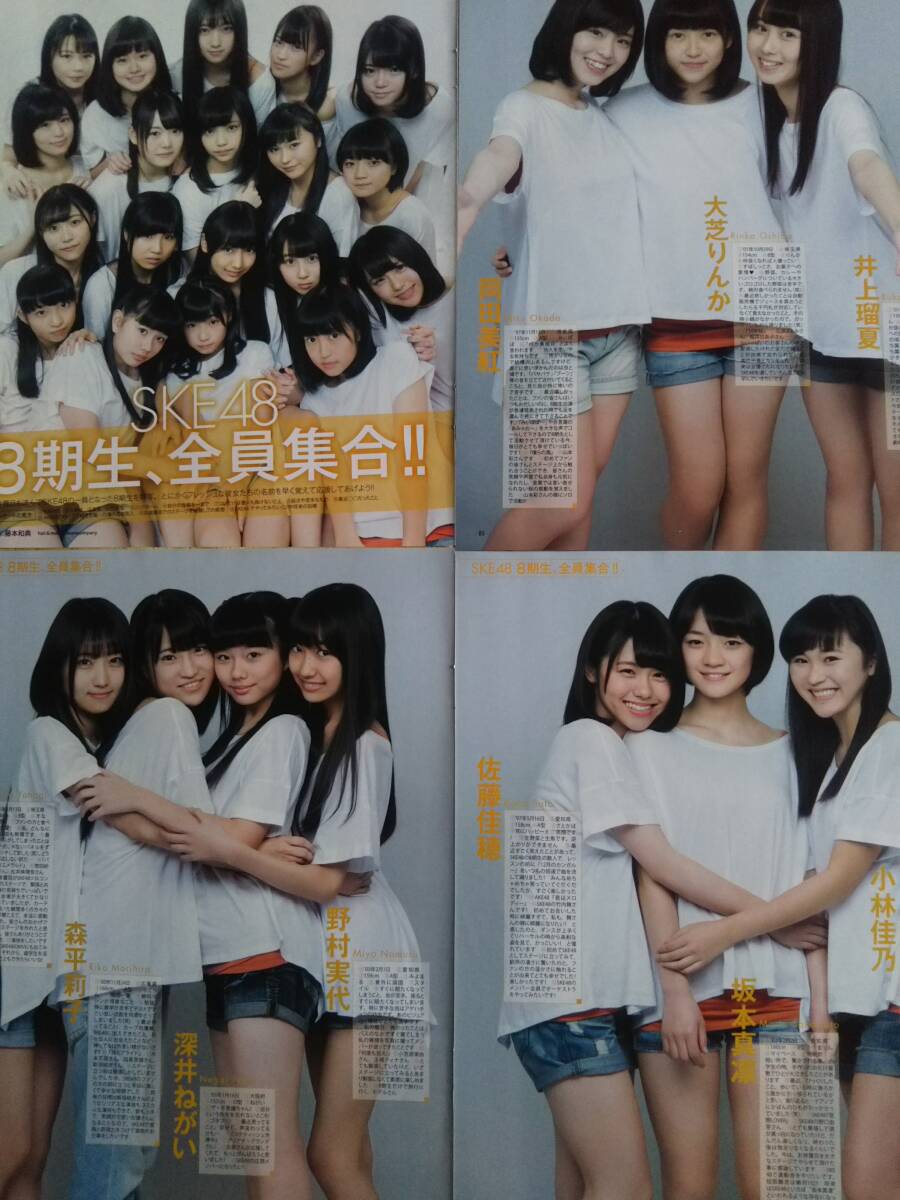 Yahoo!オークション - SKE48 8期生全員集合 切り抜き 7P