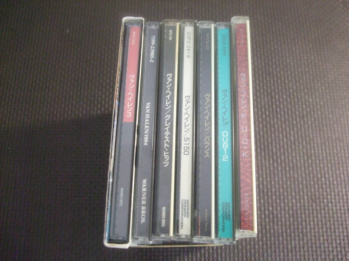 Yahoo!オークション - ユ CD7枚セット ヴァン・ヘイレン いろいろ7枚...