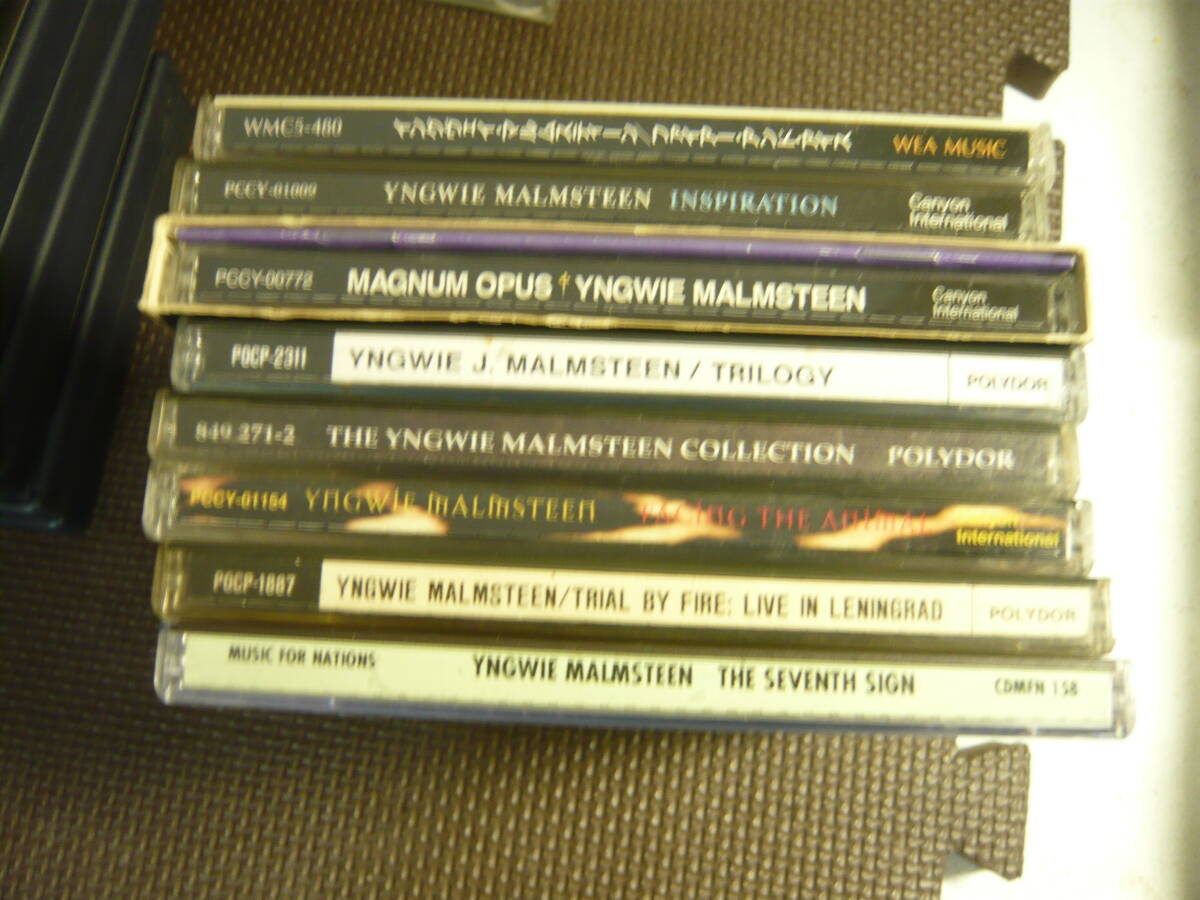 Yahoo!オークション - ユ) CD8枚セット[YNGWIE MALMSTEEN まとめ売り...