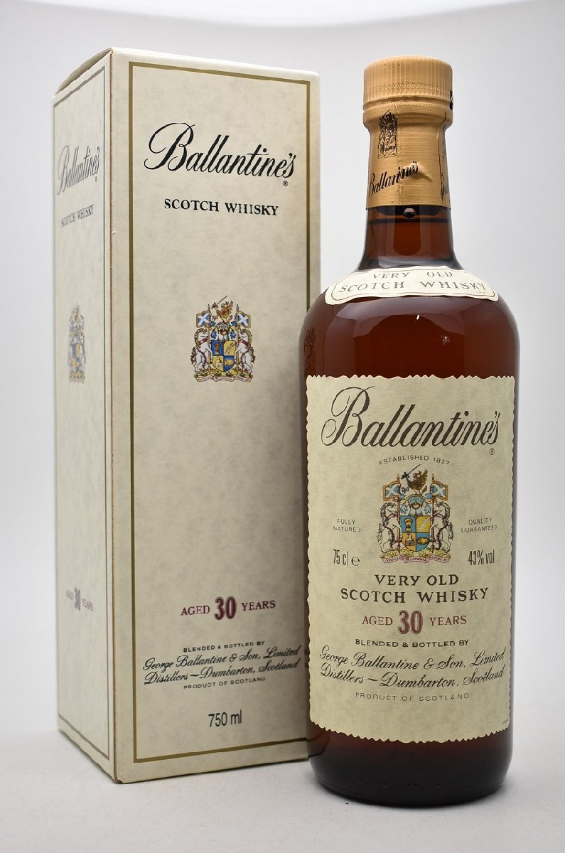 Yahoo!オークション - 竜酒2964 未開栓 Ballantaine’s バランタイン 3...