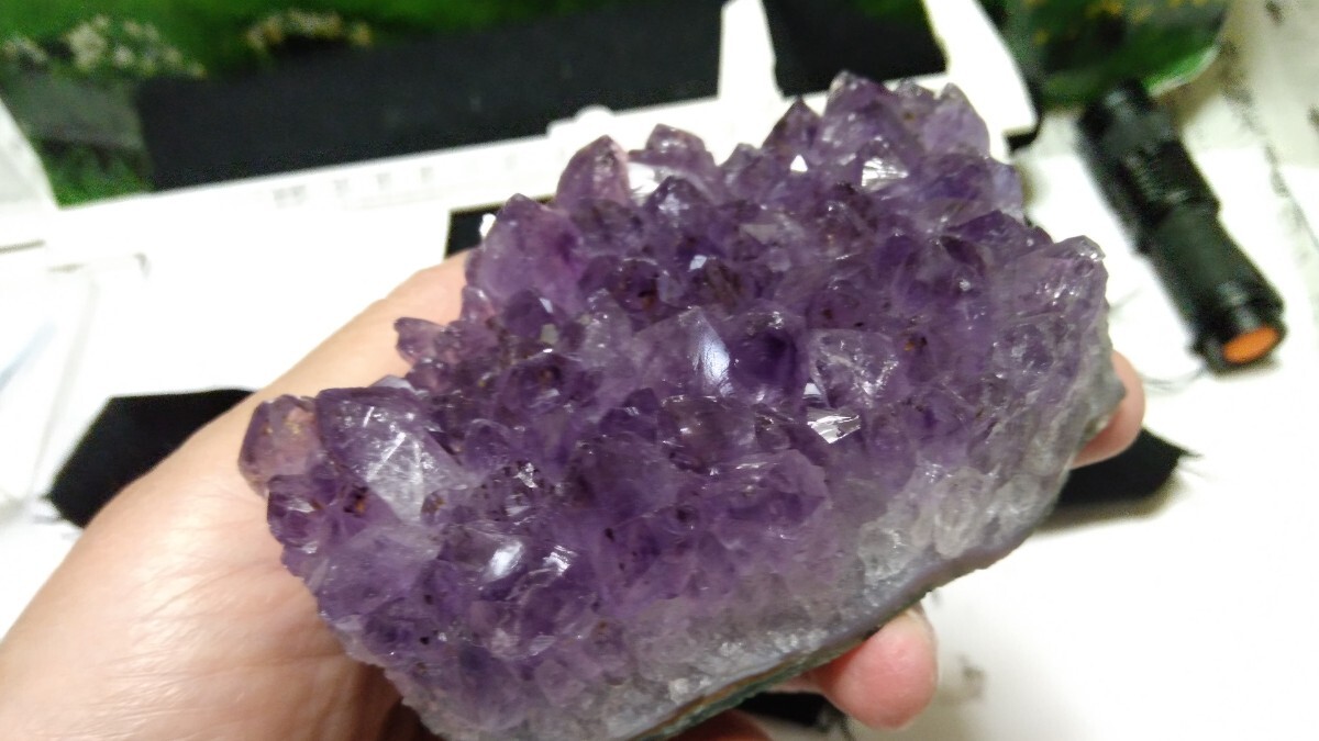 Yahoo!オークション - B1016-アメジスト278g