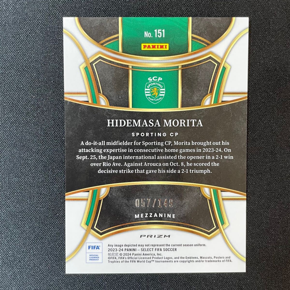 Yahoo!オークション - 2023-24 Panini Select FIFA Mezzanine Hidemasa...