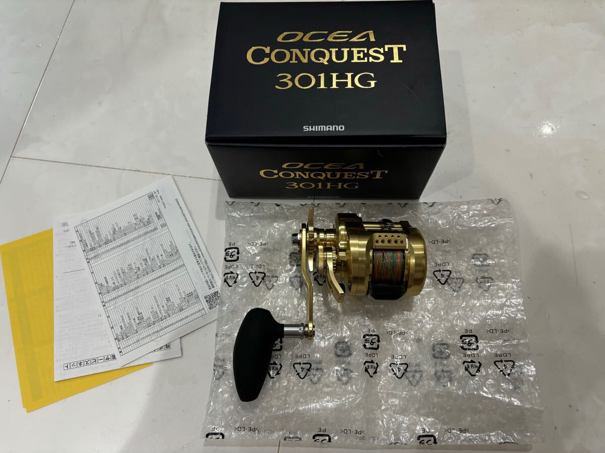 ベイトリール シマノ 22オシアコンクエスト 301HG 左ハンドル(シマノ)｜売買されたオークション情報、yahooの商品情報をアーカイブ公開 - オークファン（aucfan.com）