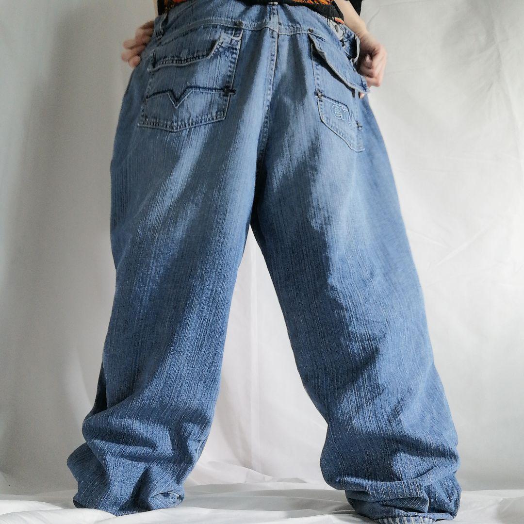 00s ENYCE エニーチェ 刺繍ロゴ バギーパンツ デニムパンツ 00s ENYCE エニーチェ 刺繍ロゴ バギーパンツ デニムパンツ