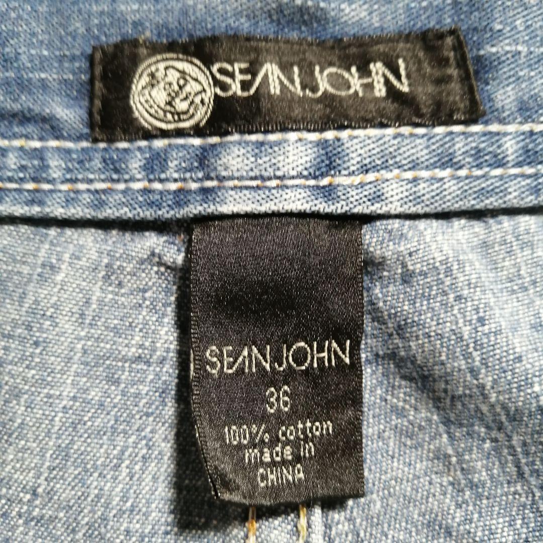 00s SEAN JOHN ショーンジョン バギーショーツ デニム ハーフ 00s SEAN JOHN ショーンジョン バギーショーツ デニム ハーフ