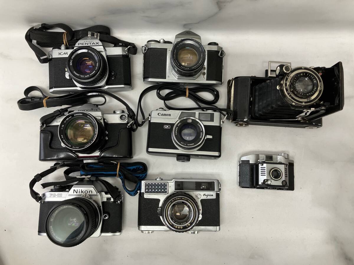 Yahoo!オークション - 【8点おまとめ】PENTAX Nikon Canon minolta Fuj...