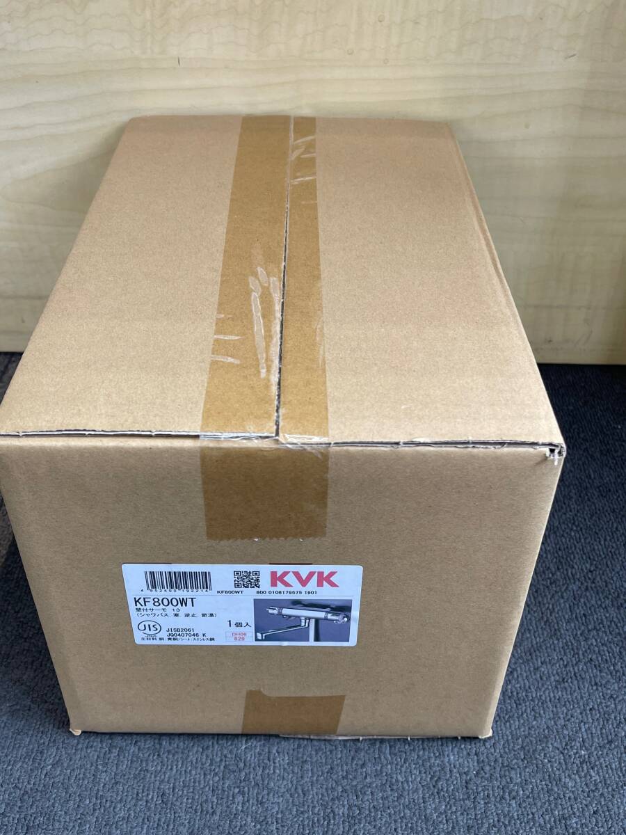 Yahoo!オークション - 未開封・未使用品 KVK KF800WT 壁付サーモスタッ...