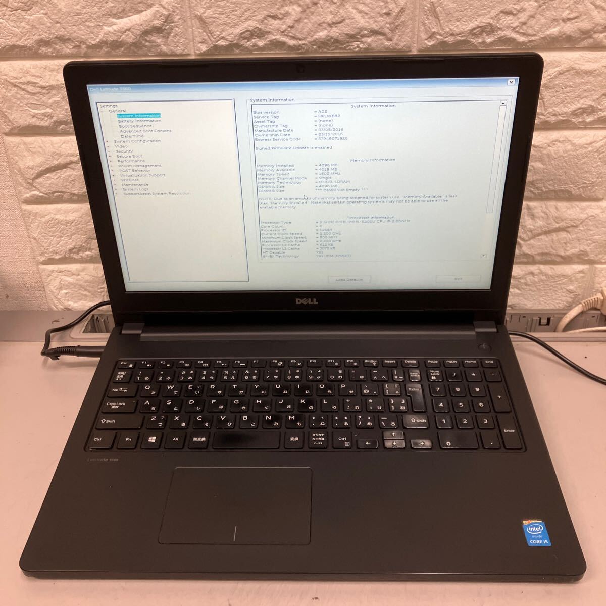 Yahoo!オークション - I172 DELL Latitude 3560 Core i5 5200U メモリ4...