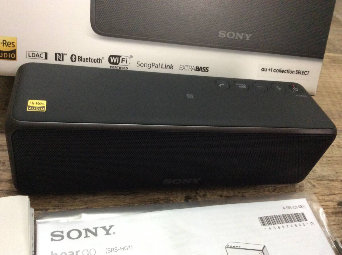 Yahoo!オークション - SONY Bluetoothスピーカー h.ear go SRS-HG1 ブ...