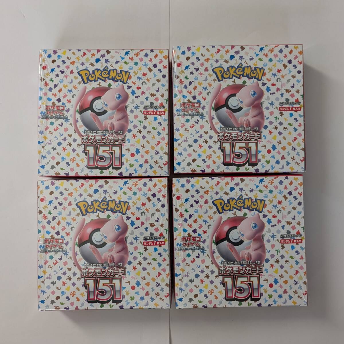 Yahoo!オークション - ポケモンカード 151 未開封シュリンク付 4BOX...