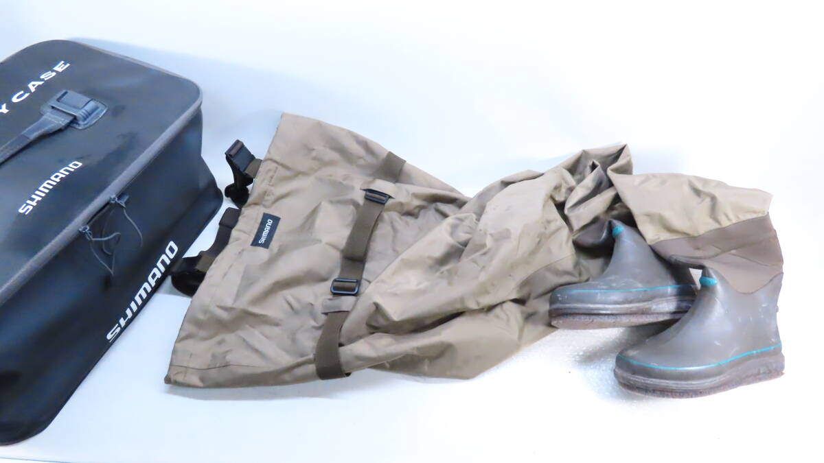 シマノ マックスデュラ ウェーダーXT 中丸チェストハイ フエルト底 LL/26.5 27cm 定価20900円の品 渓流用 ブーツフット iH38(ウェーダー)｜売買されたオークション情報 ...