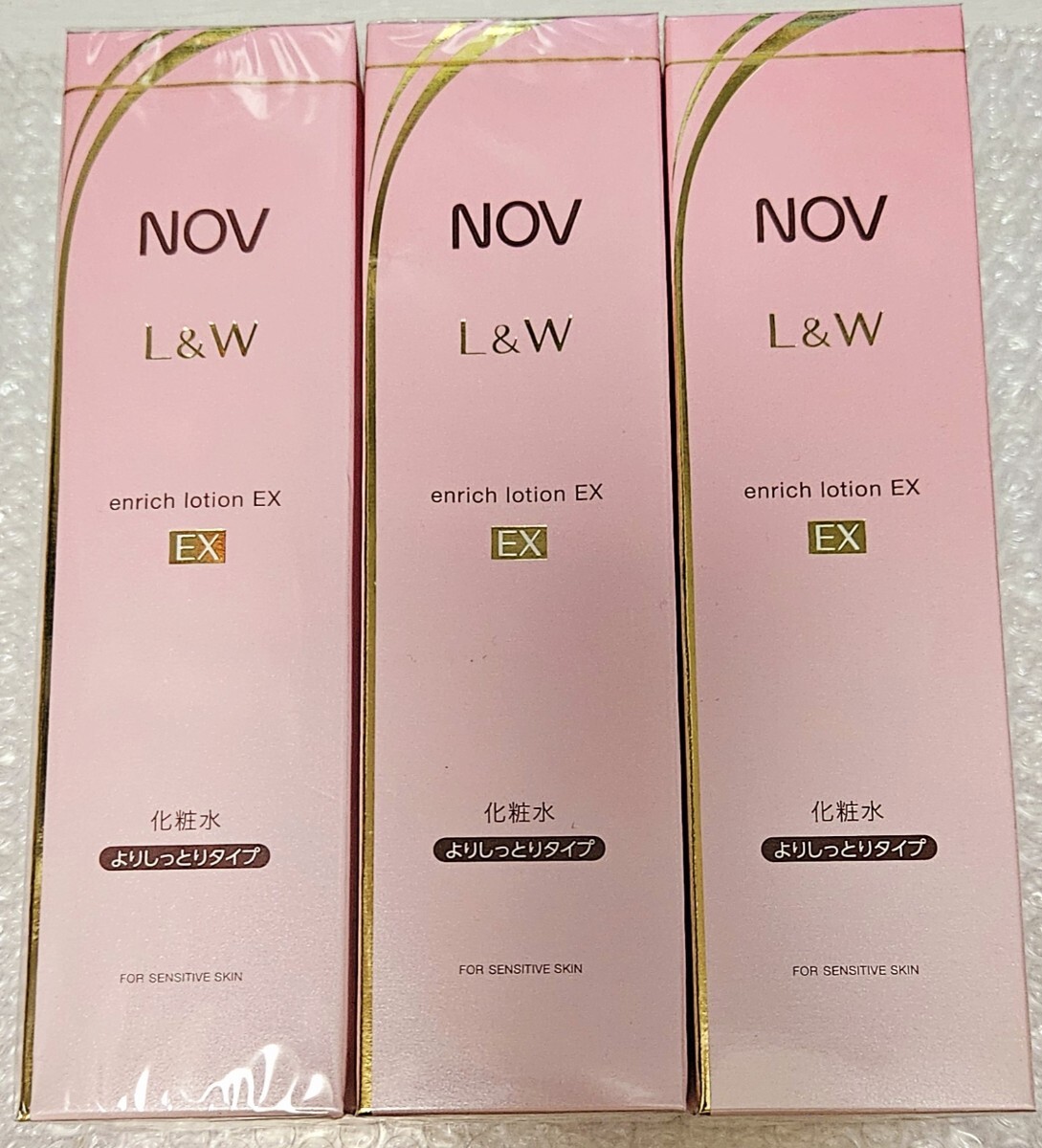 Yahoo!オークション - 【3本set】【新品未開封】NOV L&W エンリッチロ...