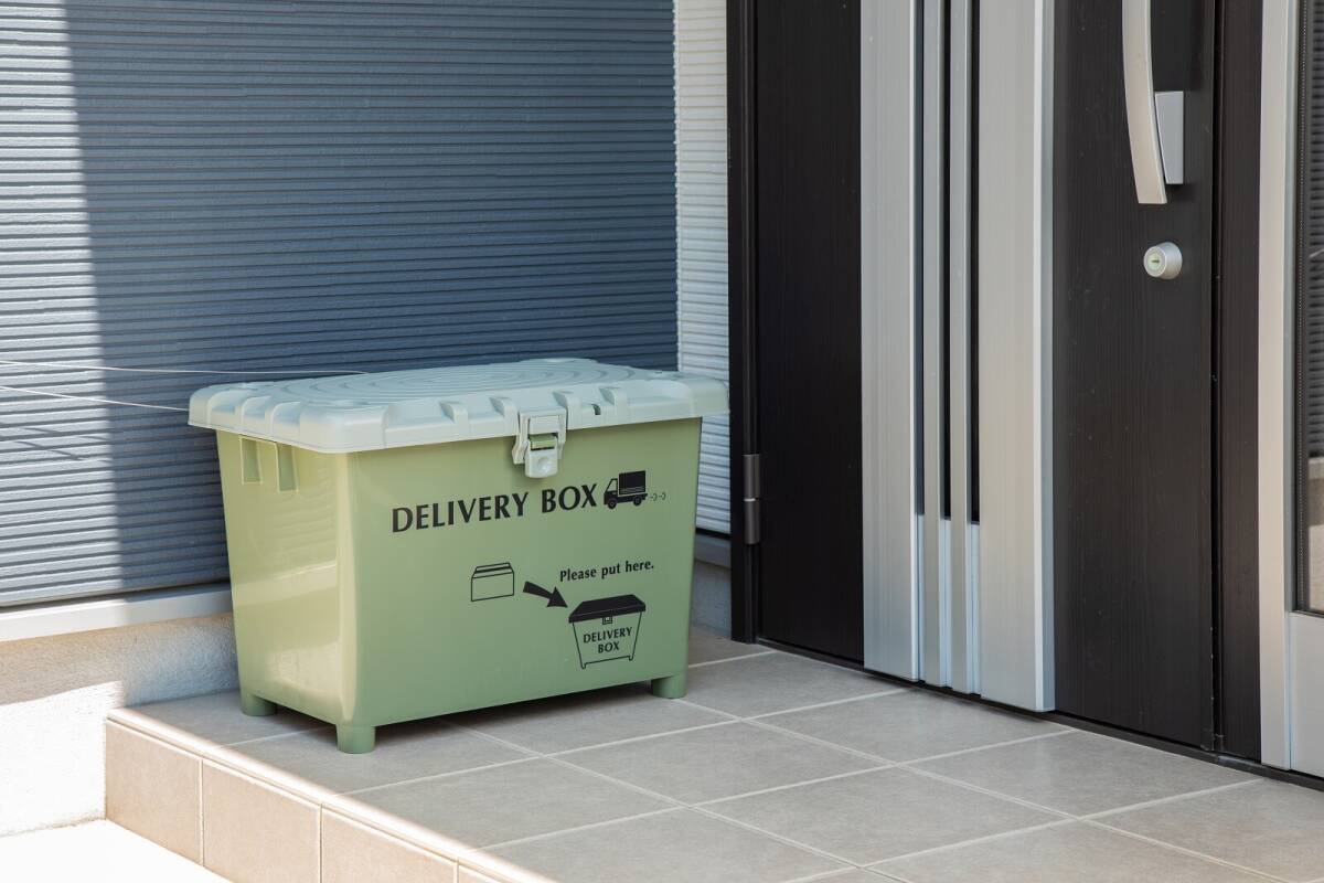 Yahoo!オークション - PES PST 宅配ボックス＋収納ボックス カーキ