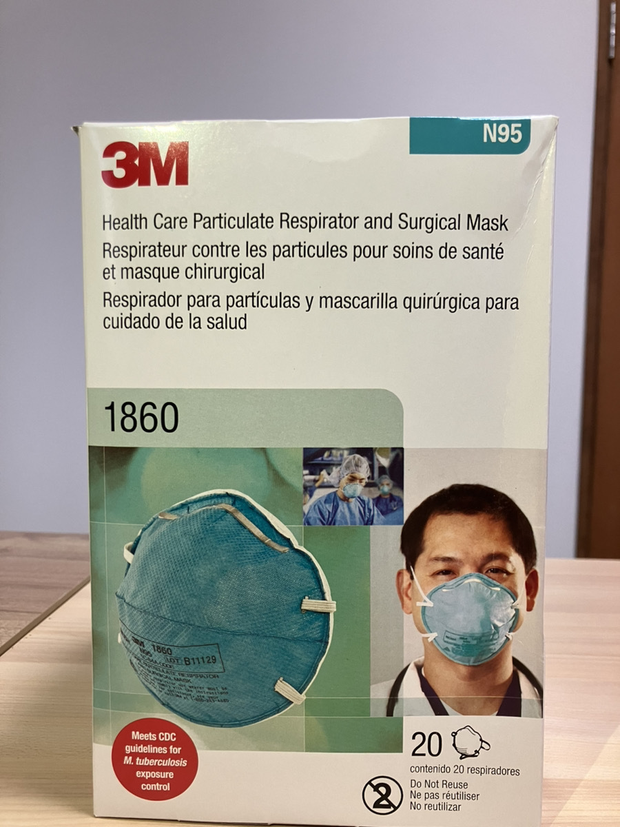 Yahoo!オークション - 3M医療用マスクN95（1/10）6箱（720枚）