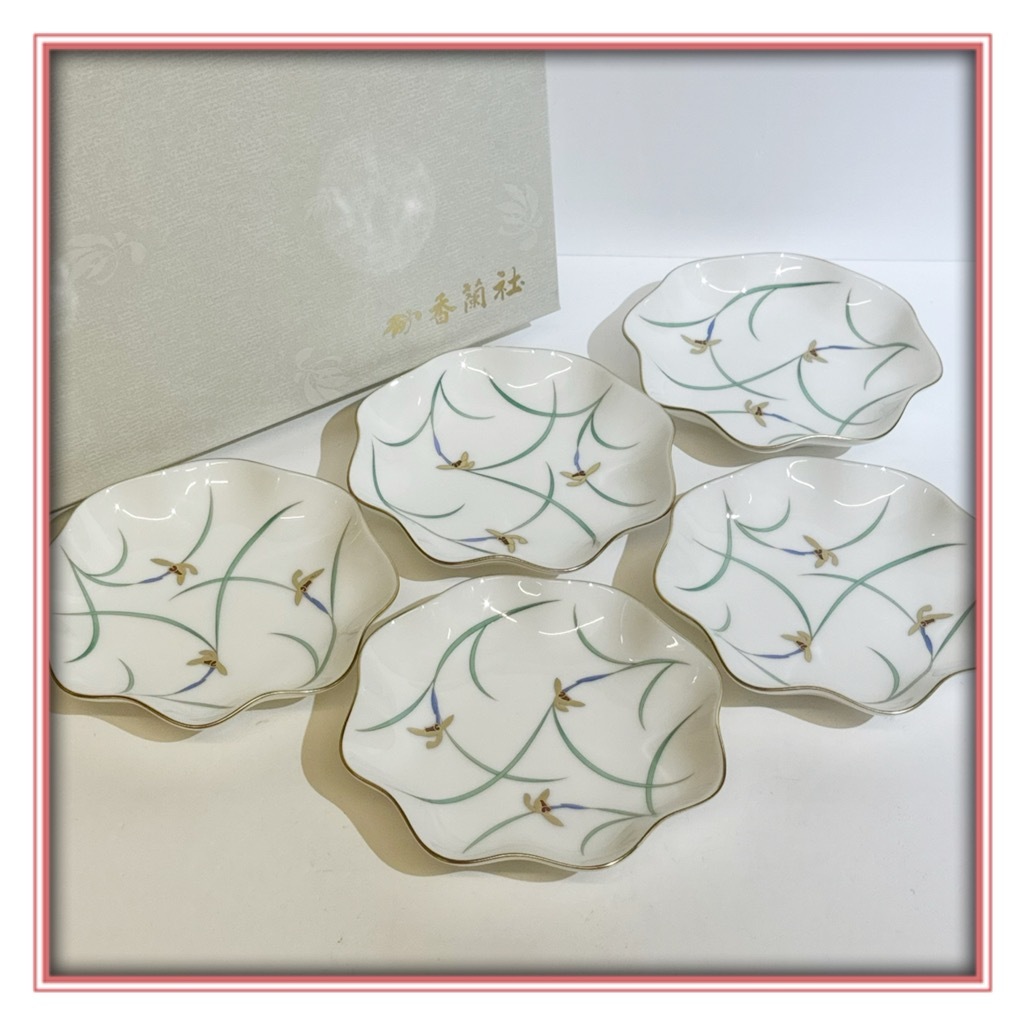 Yahoo!オークション - 香蘭社/KORANSHA リンドフィールド フリル 小皿 ...