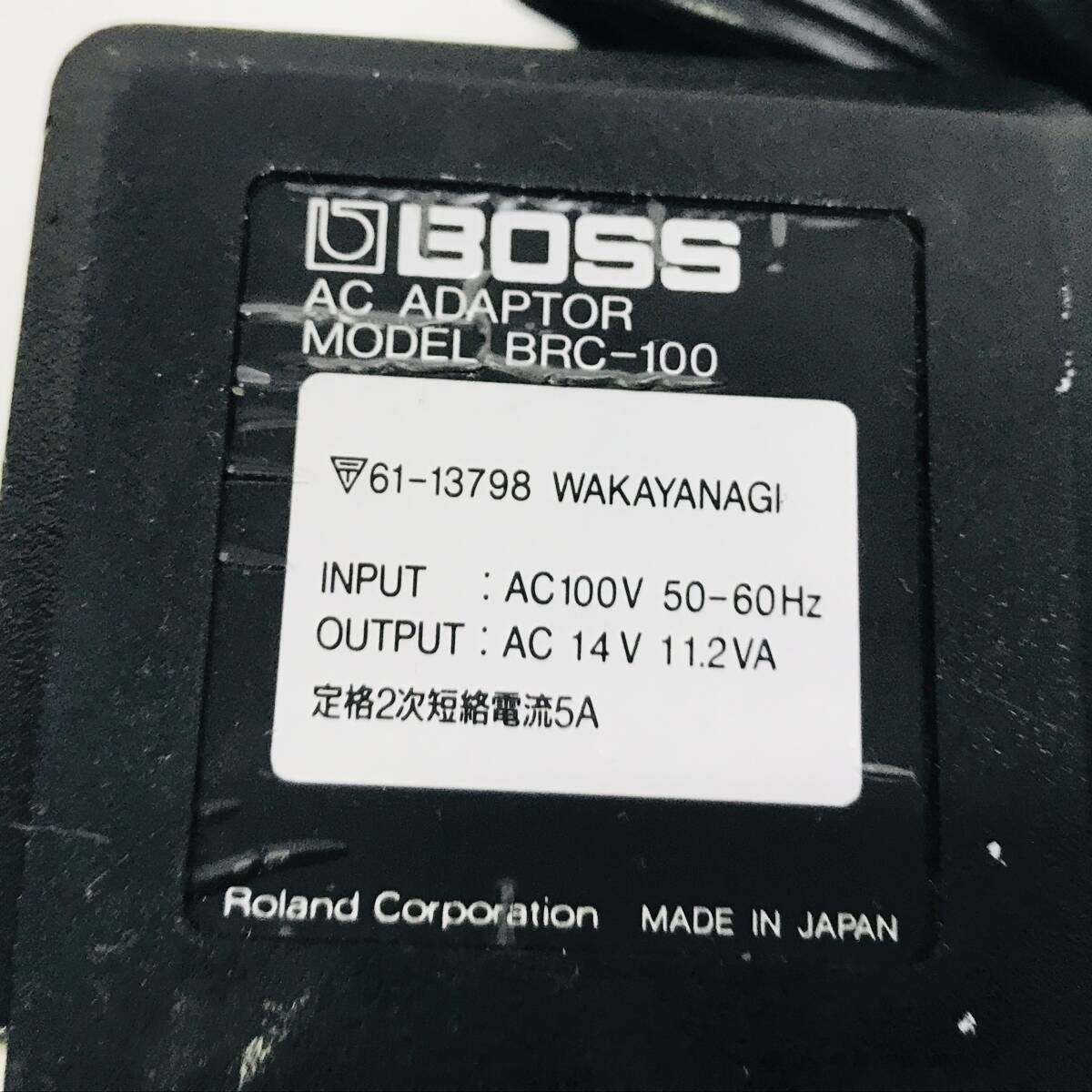 匿名配送 BOSS ボス AC-ACアダプター BRC-100(変圧器、アダプター)｜売買されたオークション情報、yahooの商品情報をアーカイブ公開 - オークファン（aucfan.com）