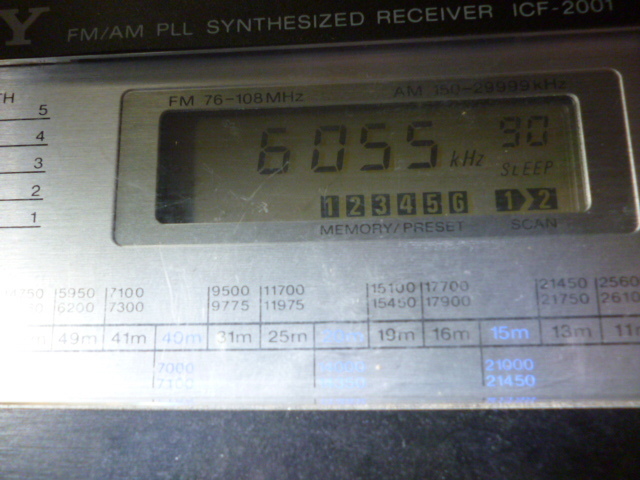 Yahoo!オークション - SONY AM/FMワイド BCLラジオ ICF-2001 ナショナ...