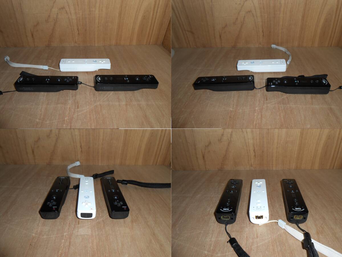 Yahoo!オークション - 79.- Wii RVL-036 リモコン コントローラ 7個セ...