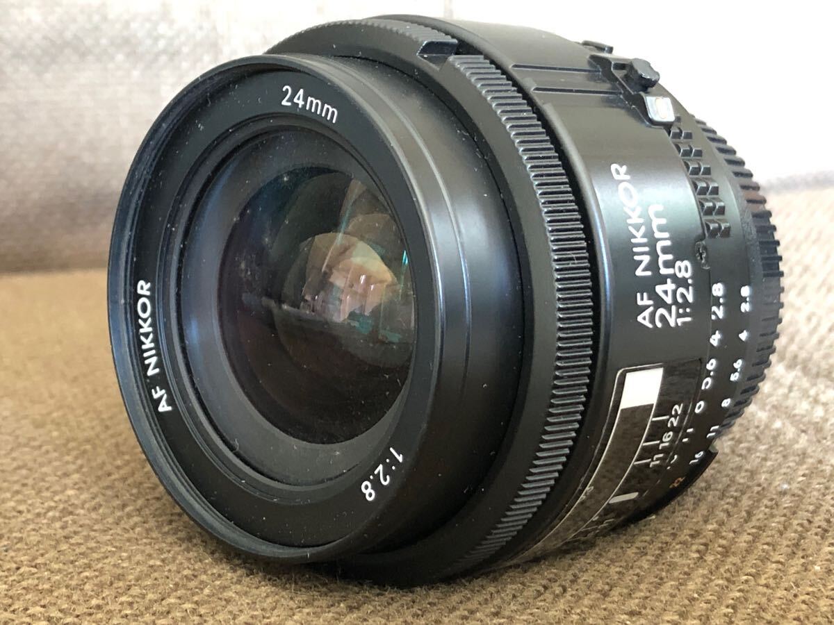 Yahoo!オークション - ニコン レンズ Nikon AF Nikkor 24mm 2.8 ジャン...