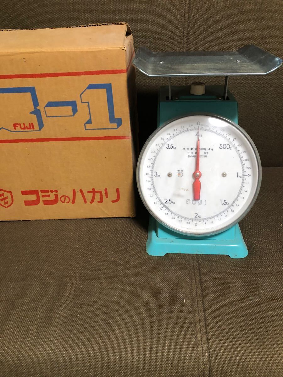 Yahoo!オークション - FUJI 上皿自動秤 K-1 4kg 中古 フジのハカリ 当...