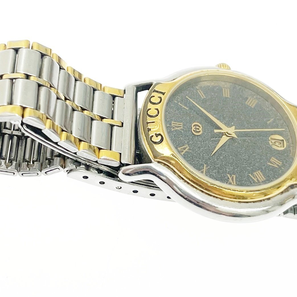 Yahoo!オークション - 【訳あり品】GUCCI グッチ 8000M GP×SS グレー...