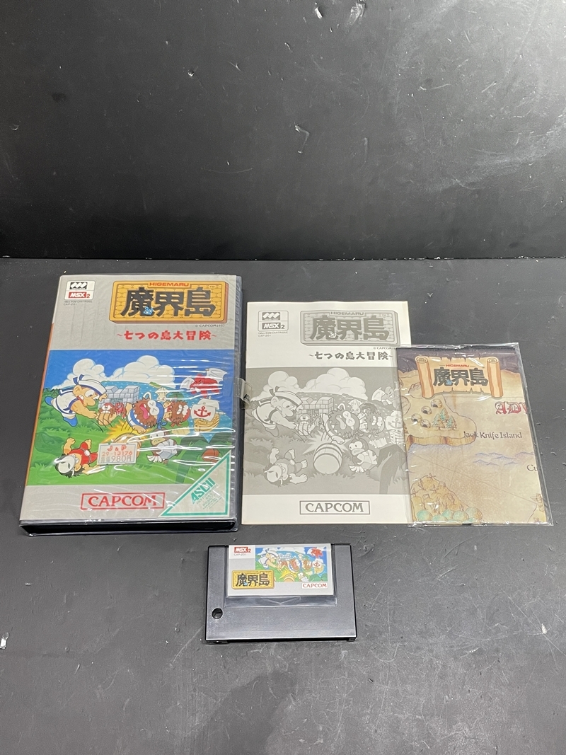 日本代購代標第一品牌【樂淘letao】－ コレクター必見 MSX 魔界島 七つの島大冒険 箱 取説付き ゲーム カセット ソフト 希少 当時物 昭和レトロ ビンテージ コレクション HK977