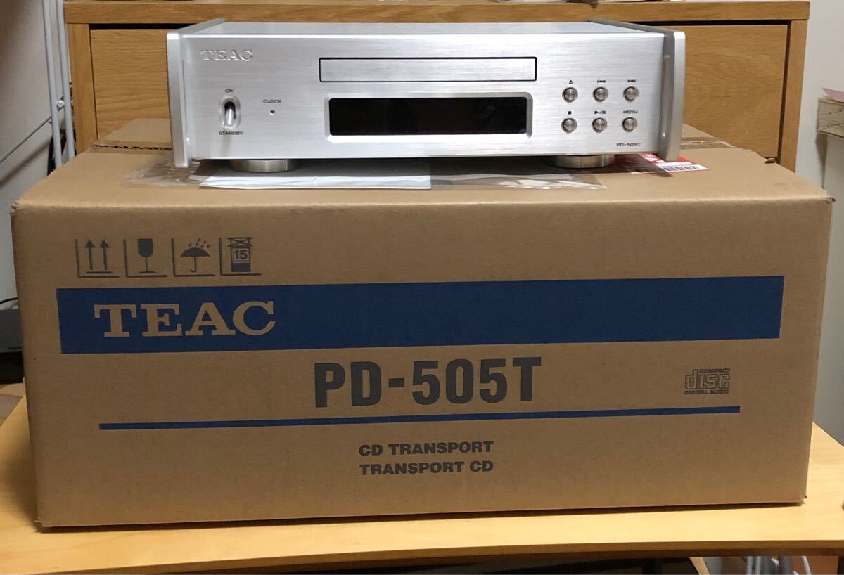 Yahoo!オークション - TEAC PD-505T-S シルバー CDトランスポート ワン...