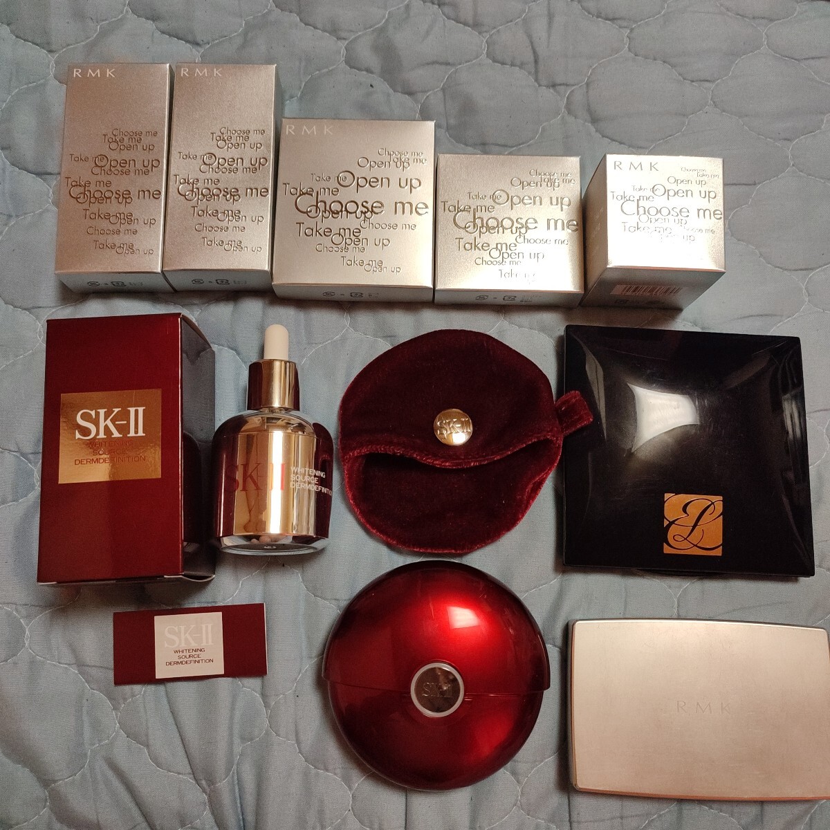 Yahoo!オークション - コスメ まとめて 9点 大量 RMK エスティーローダ...