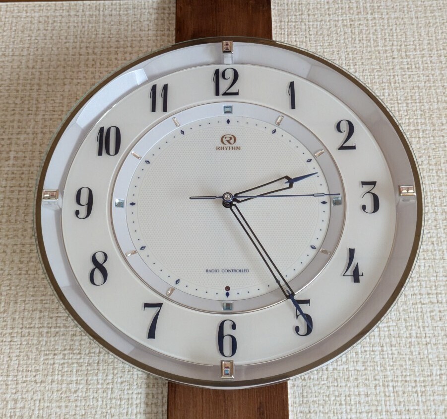 Yahoo!オークション - RHYTHM リズム 電波時計 掛け時計 掛時計 RHG-M1...
