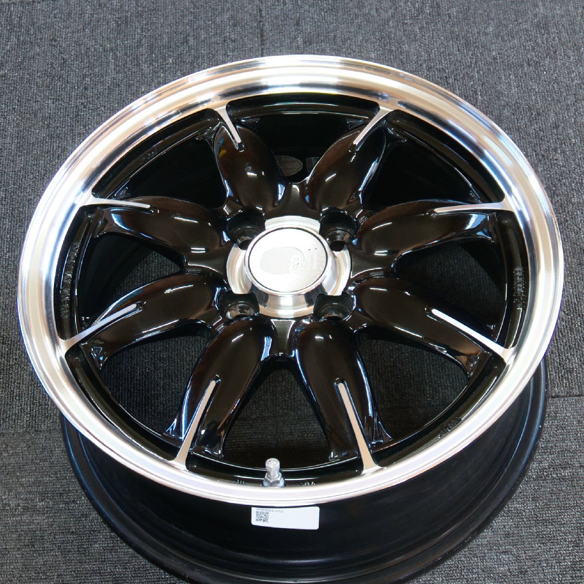 Yahoo!オークション - ENKEI エンケイ all one 15インチアルミ ブラッ...