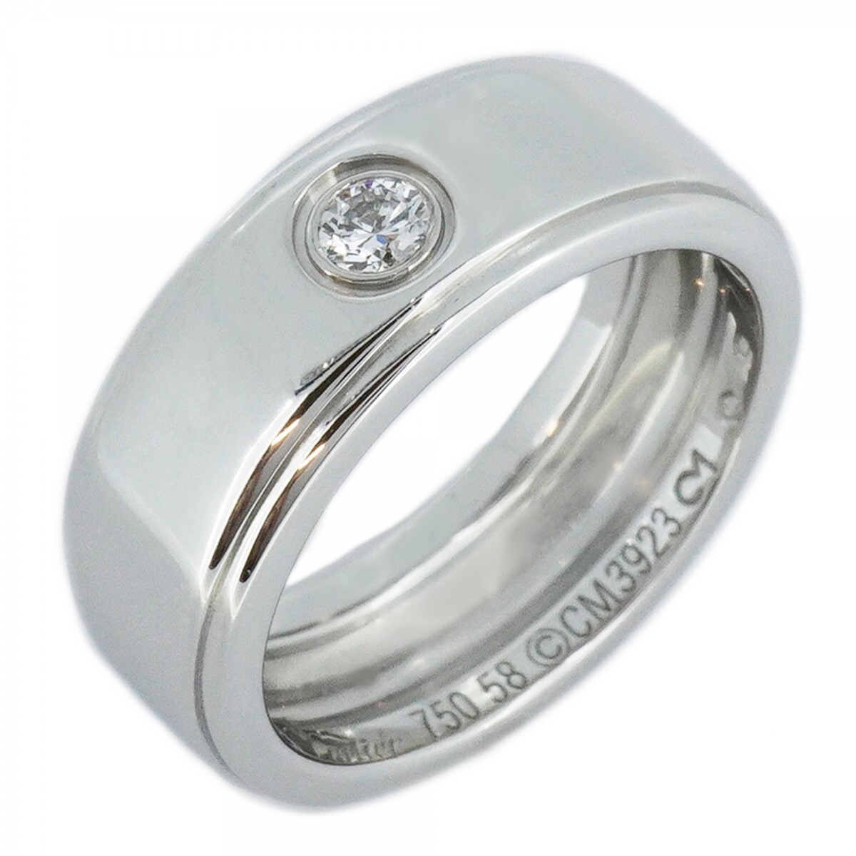 Yahoo!オークション - 【4jsb093】カルティエ リング フォーチュン 1PD...