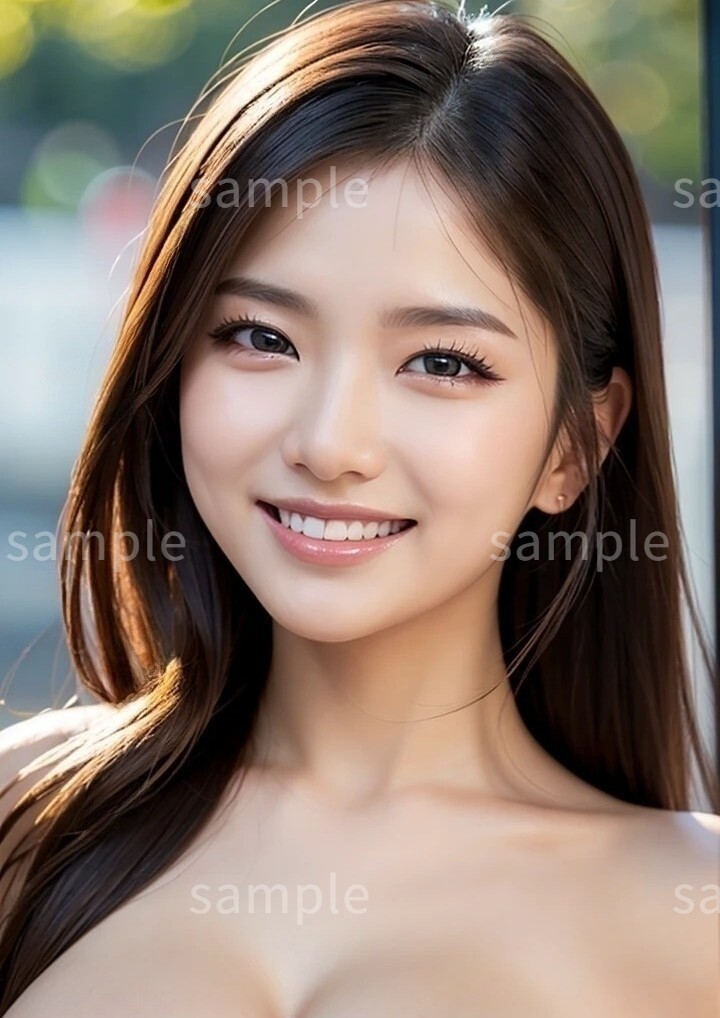 Yahoo!オークション - （5584）1点もの AI 美女 AI イラスト A4ポスタ...