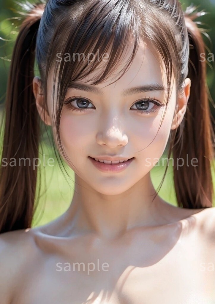 Yahoo!オークション - （5123）1点もの AI 美女 AI イラスト A4ポスタ...