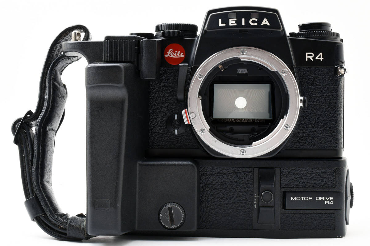 Yahoo!オークション - 【モータードライブ付き】 Leica ライカ R4 ブラ...