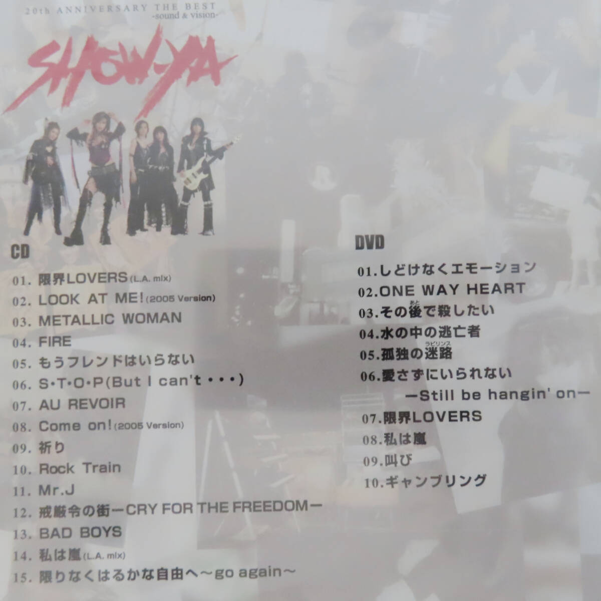 Yahoo!オークション - K10-D10 新品未開封 SHOW-YA 20th ANNIVERSARY T...