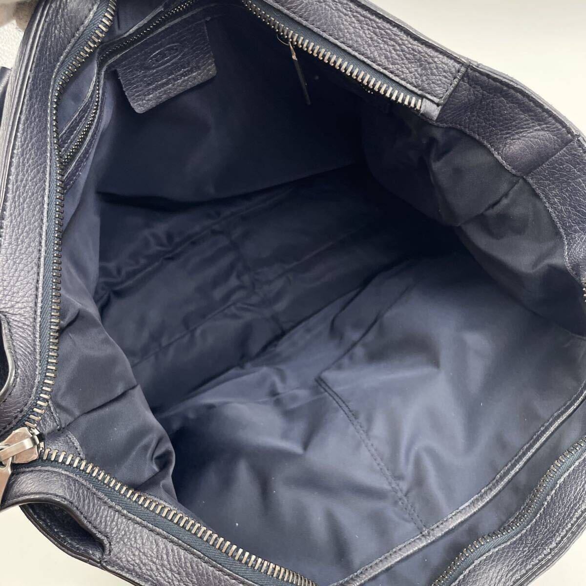 Yahoo!オークション - 【極美品/A4 】 トッズ TOD’S トートバッグ ビ...