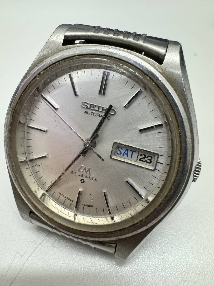 ＃7878 SEIKO セイコー 腕時計 LM AUTOMATIC 23JEWELS 5606-7072 自動巻き デイデイト メンズ 稼働品(セイコー)｜売買されたオークション情報 ...